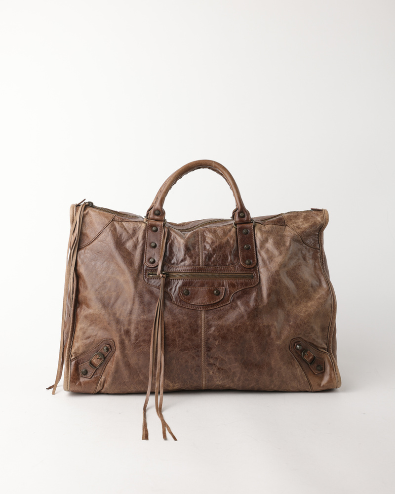 BALENCIAGA Vintage Weekender Bag | A Retro Tale