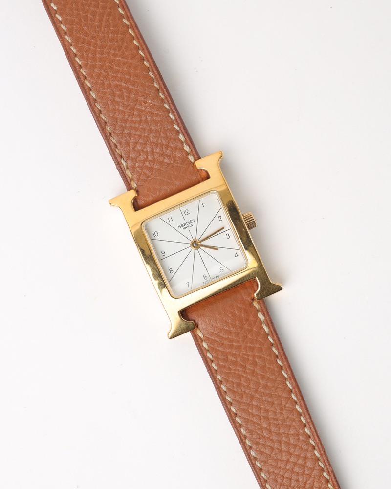 A Retro Tale - HERMES Vintage H Heure 21mm Ref RS1.201 Full Set Watch