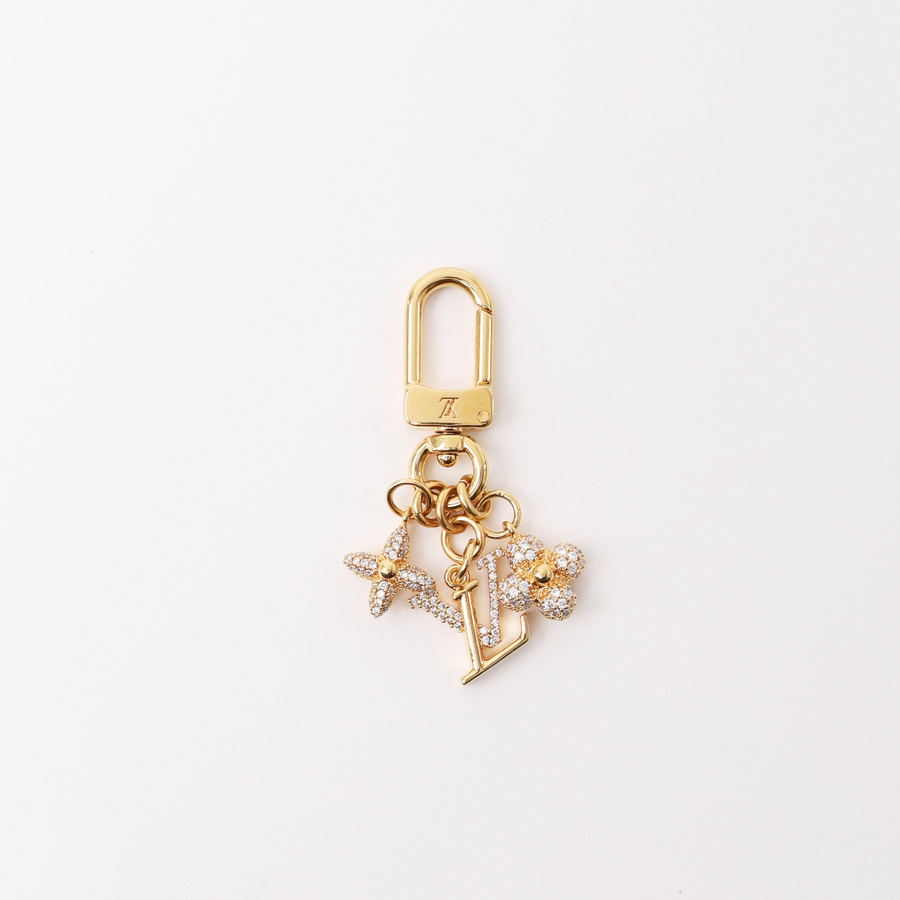 LOUIS VUITTON Vintage Micro Charms LV Iconic Key Holder | A Retro Tale