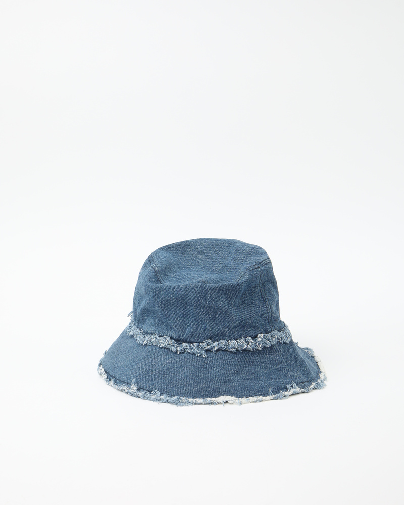Vintage MIU MIU Denim Bucket Hat - A Retro Tale | A Retro Tale