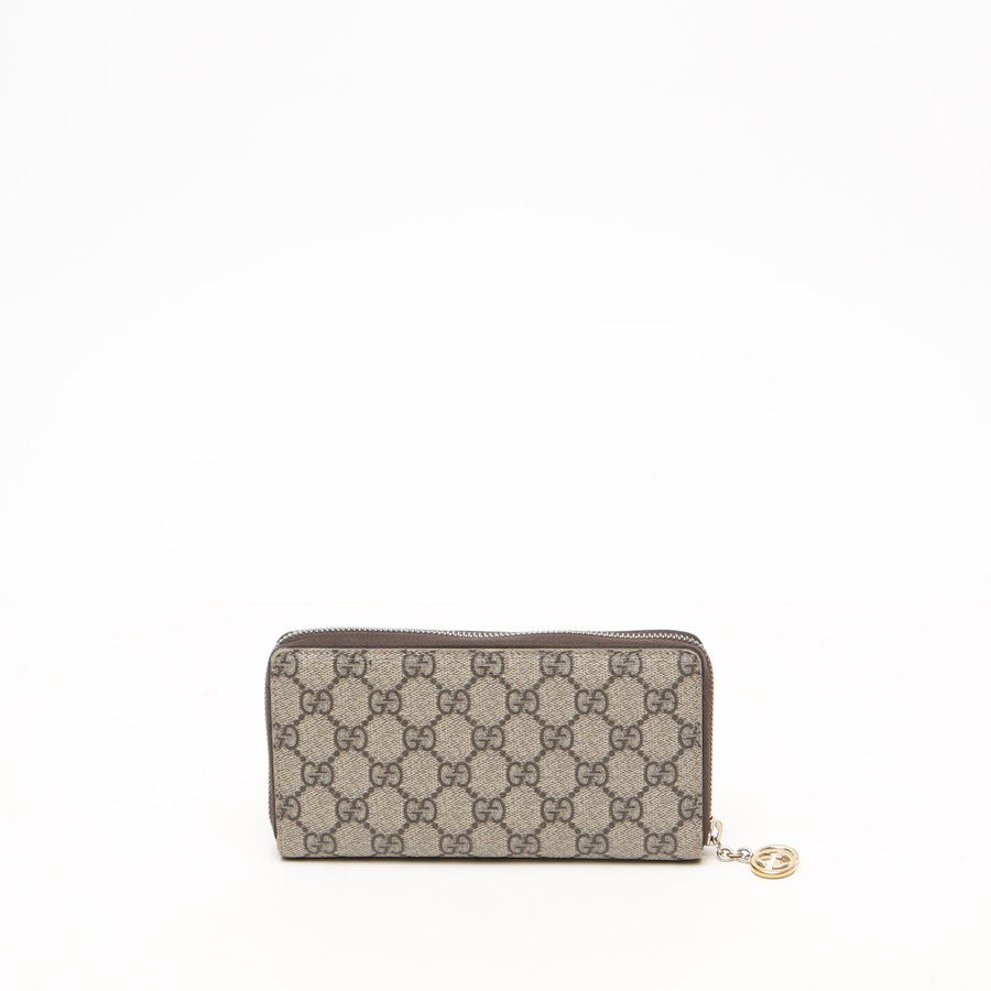 GUCCI Vintage GG Supreme Zip Around Long Wallet | A Retro Tale