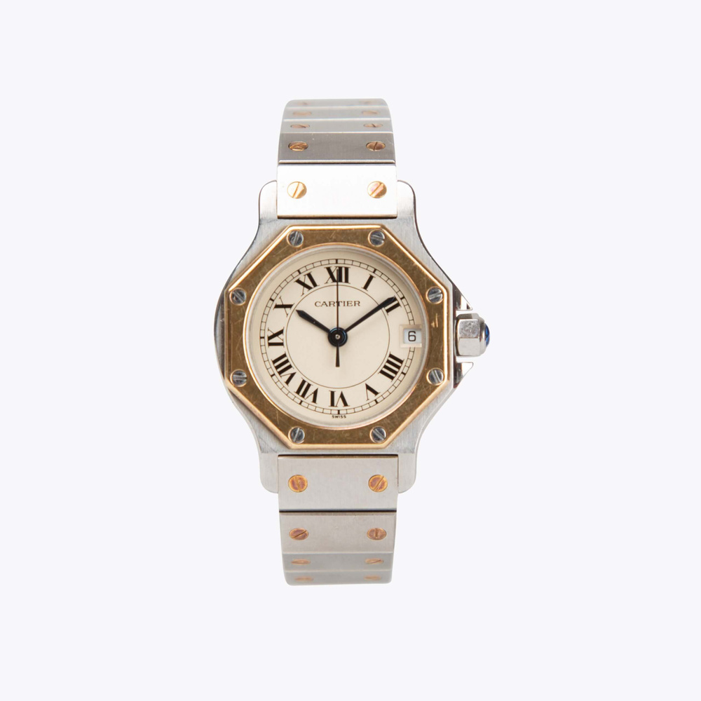 CARTIER Santos Octagon Watch - A Retro Tale