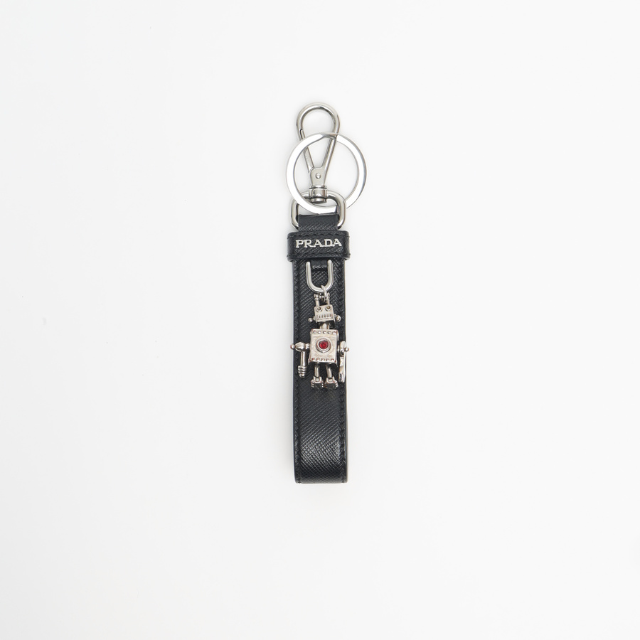PRADA Vintage Robot Charm Key Ring | A Retro Tale