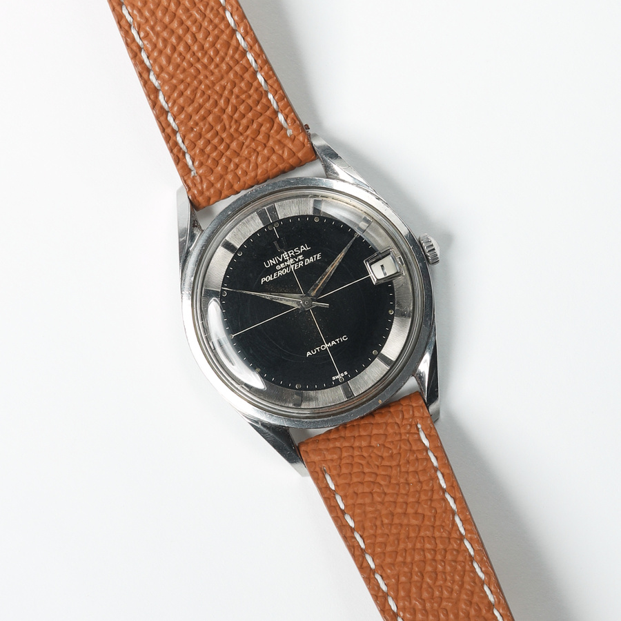 Vintage UNIVERSAL GENÈVE Polerouter Date Watch - A Retro Tale | A Retro ...