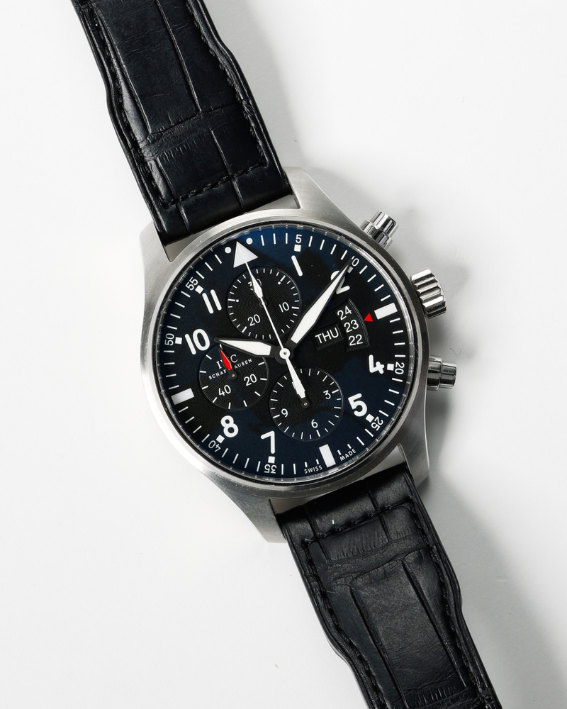 Vintage IWC Pilot Chronograph 43mm IW377701 - A Retro Tale | A Retro Tale