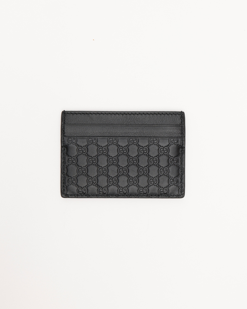 Gucci Vintage Micro Guccissima Leather Card Case | A Retro Tale