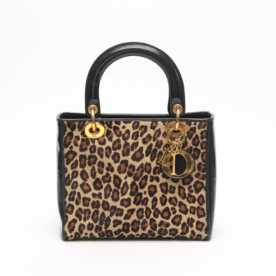 Vintage CHRISTIAN DIOR Medium Leopard Lady Dior Bag - A Retro Tale | A ...