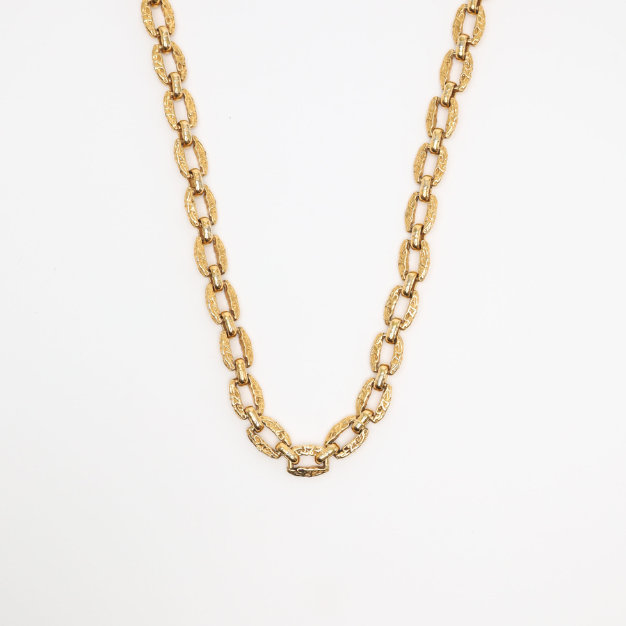 Vintage CÉLINE Gold Chain Necklace - A Retro Tale