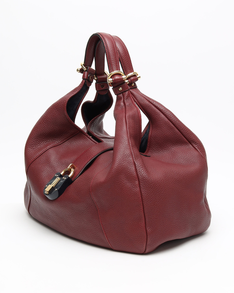 Vintage LOEWE Karie Padlock Hobo Bag - A Retro Tale | A Retro Tale