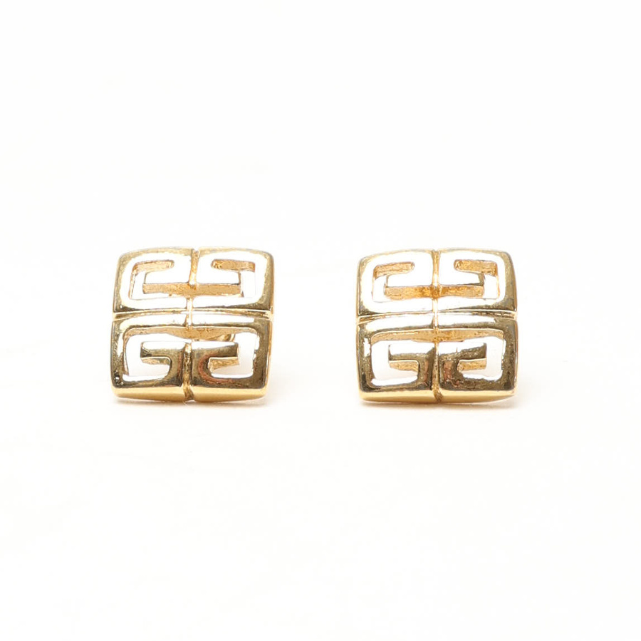 Vintage Givenchy Logo Earrings - A Retro Tale