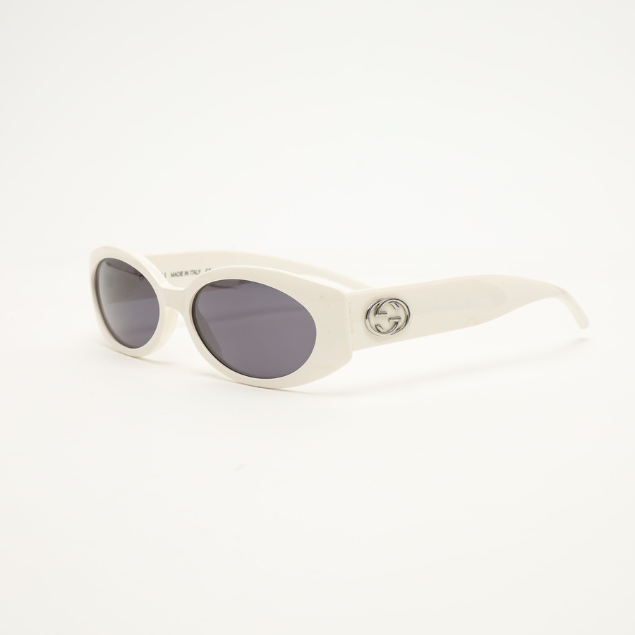 Vintage White Gucci Sunglasses - A Retro Tale