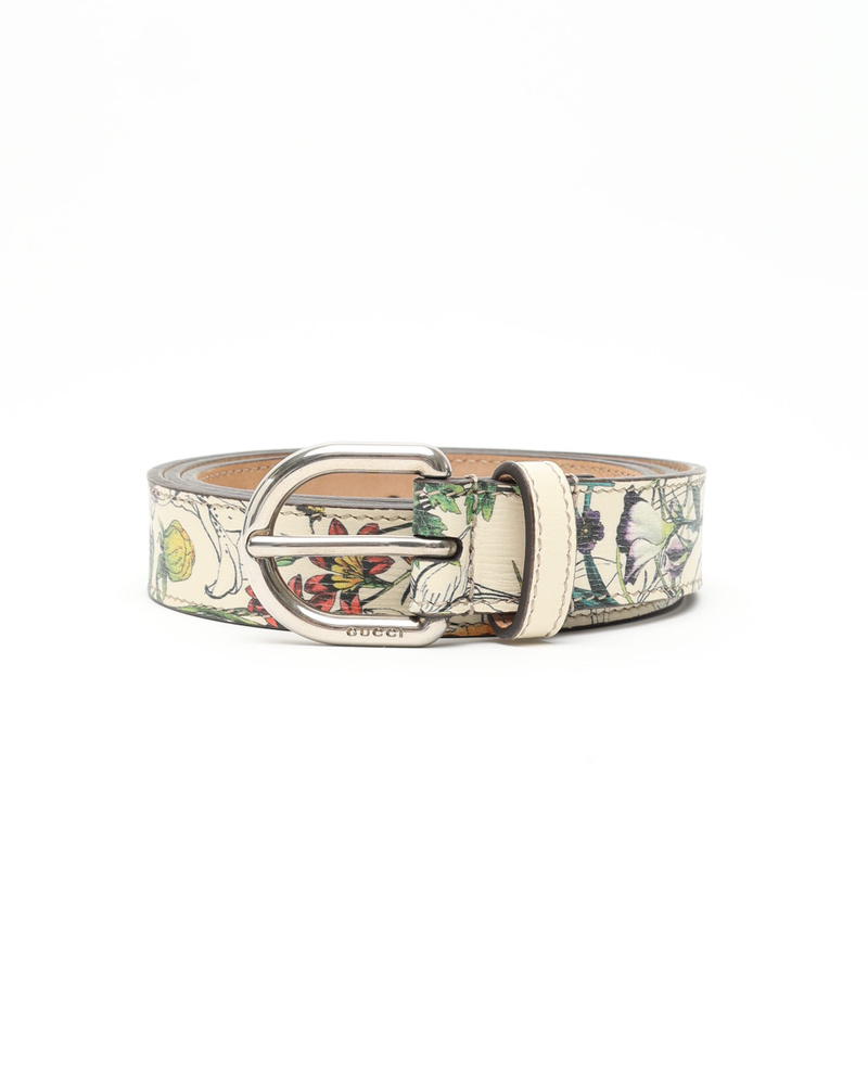 Vintage Gucci Flora Floral Belt - A Retro Tale | A Retro Tale