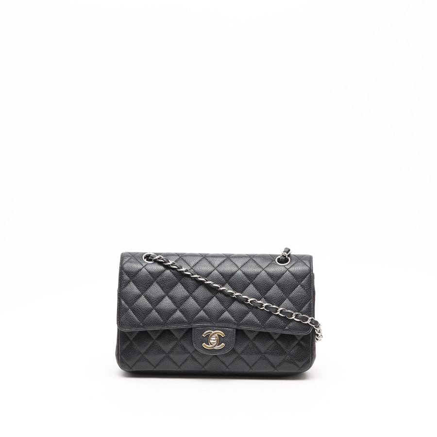 Vintage Chanel Classic Caviar Medium Double Flap Bag - A Retro Tale