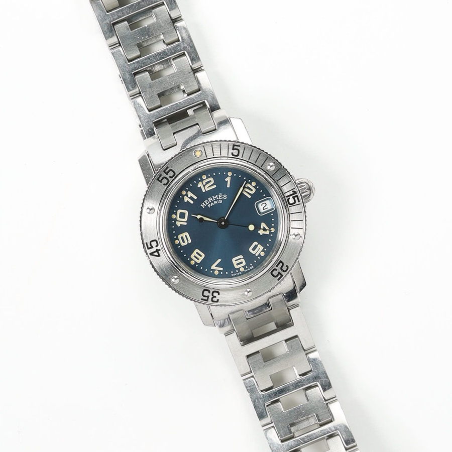 Vintage Hermès Clipper Diver 28mm Ref CL5.210 Full Set Watch - A Retro Tale