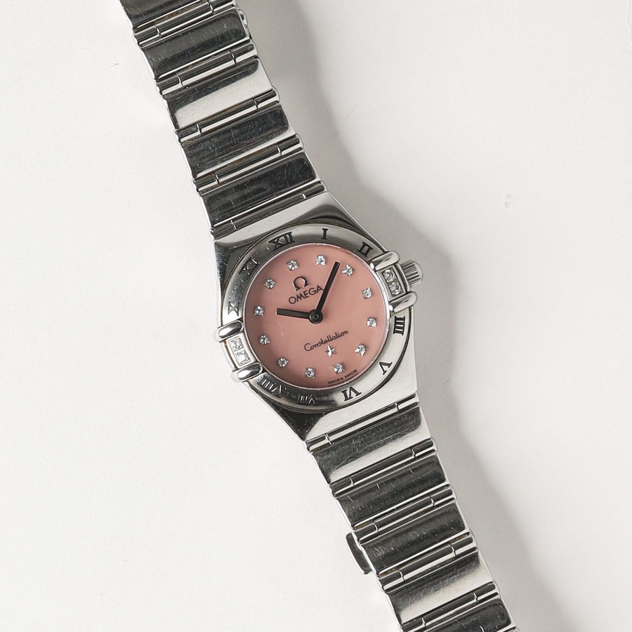 Vintage Omega Lady-Constellation 22,5mm Diamanturtavla Klocka - A Retro ...