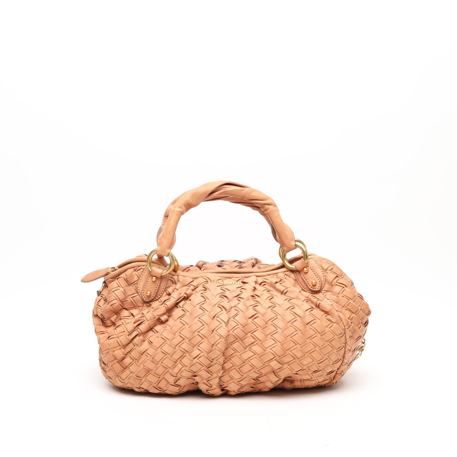 Vintage Miu Miu Braided Hobo Bag - A Retro Tale