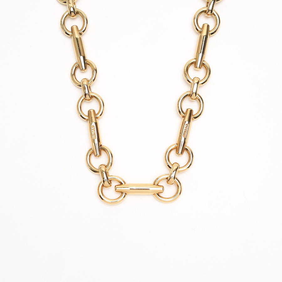 Vintage Céline Gold Chain Necklace - A Retro Tale