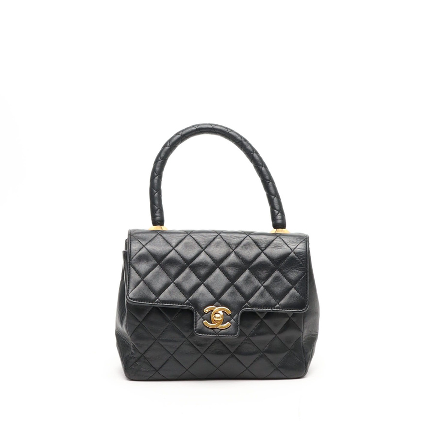 Vintage Chanel Mini Kelly Top Handle Bag - A Retro Tale