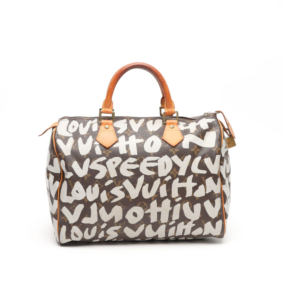 Vintage Louis Vuitton Graffiti Speedy 30 Bag - A Retro Tale