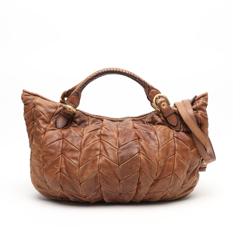 Vintage MIU MIU Large Matelasse Hobo Bag - A Retro Tale