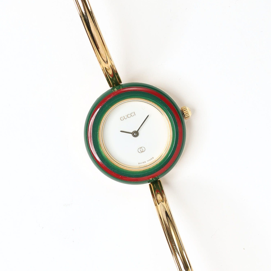 Vintage Gucci Change Bezel 26mm Ref 1100L Full Set Watch - A Retro Tale