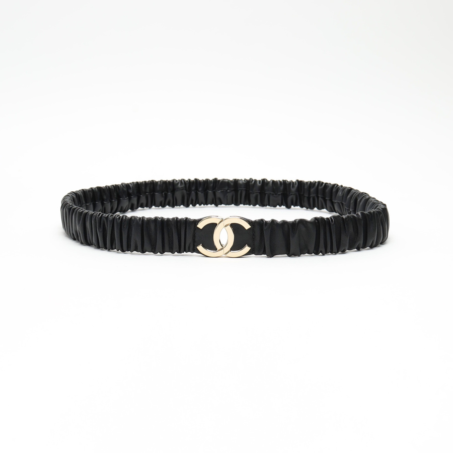 Vintage Chanel Interlocking CC Logo Belt - A Retro Tale