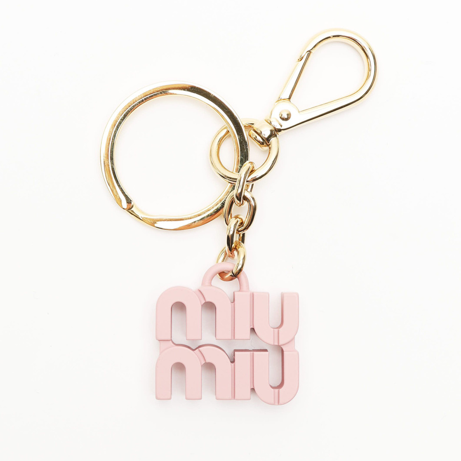 Vintage MIU MIU Logo Bag Charm Key Ring - A Retro Tale
