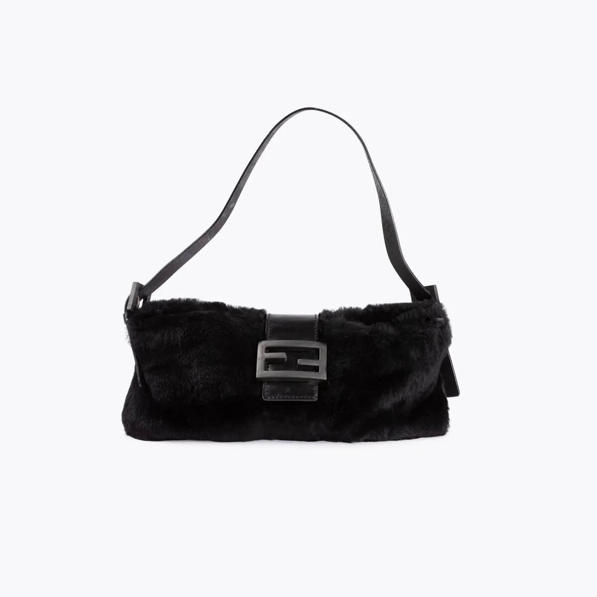 FENDI Faux Fur Shoulder Bag - A Retro Tale