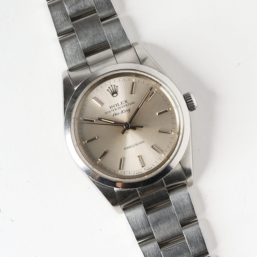 Vintage Rolex Air-King 34mm Ref 14000 1990 Watch - A Retro Tale