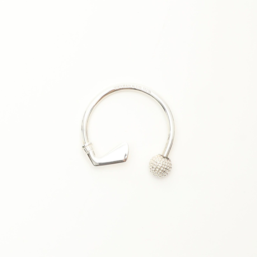 Vintage Tiffany & Co Silver Golf Key Ring - A Retro Tale