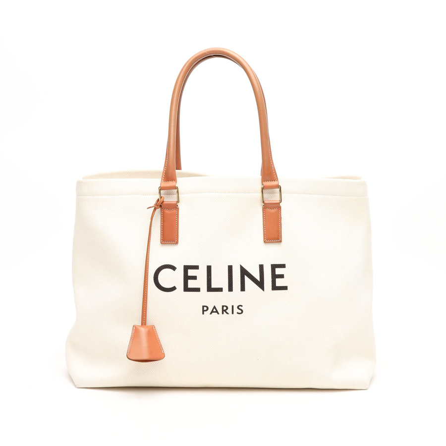 Vintage Céline Canvas Horizontal Cabas Tote Bag - A Retro Tale
