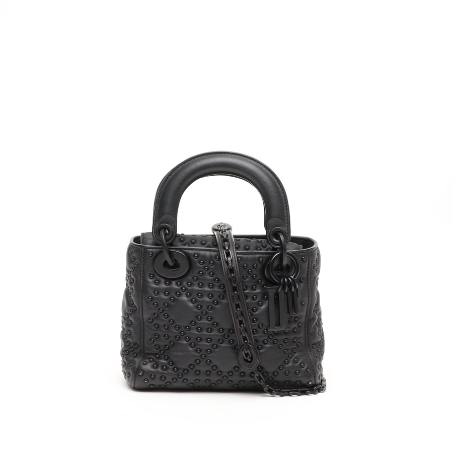 Vintage Christian Dior Mini Stud Lady Dior Bag - A Retro Tale