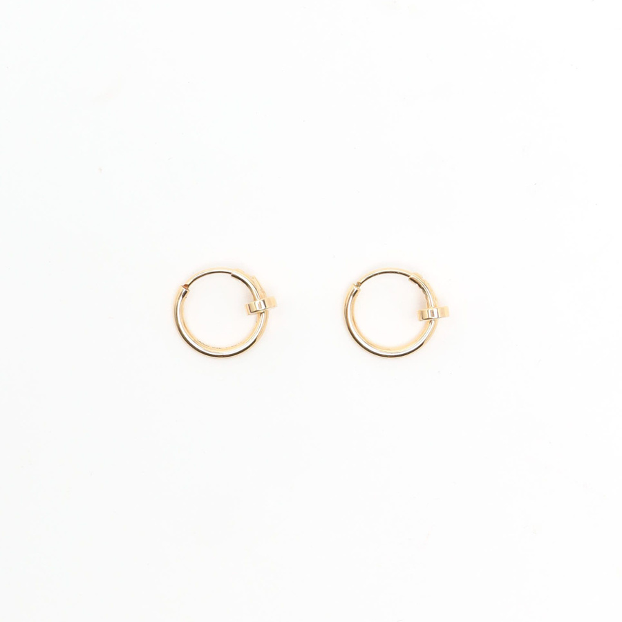 Vintage Cartier Juste un Clou Earring Mini 18kt Yellow Gold - A Retro Tale