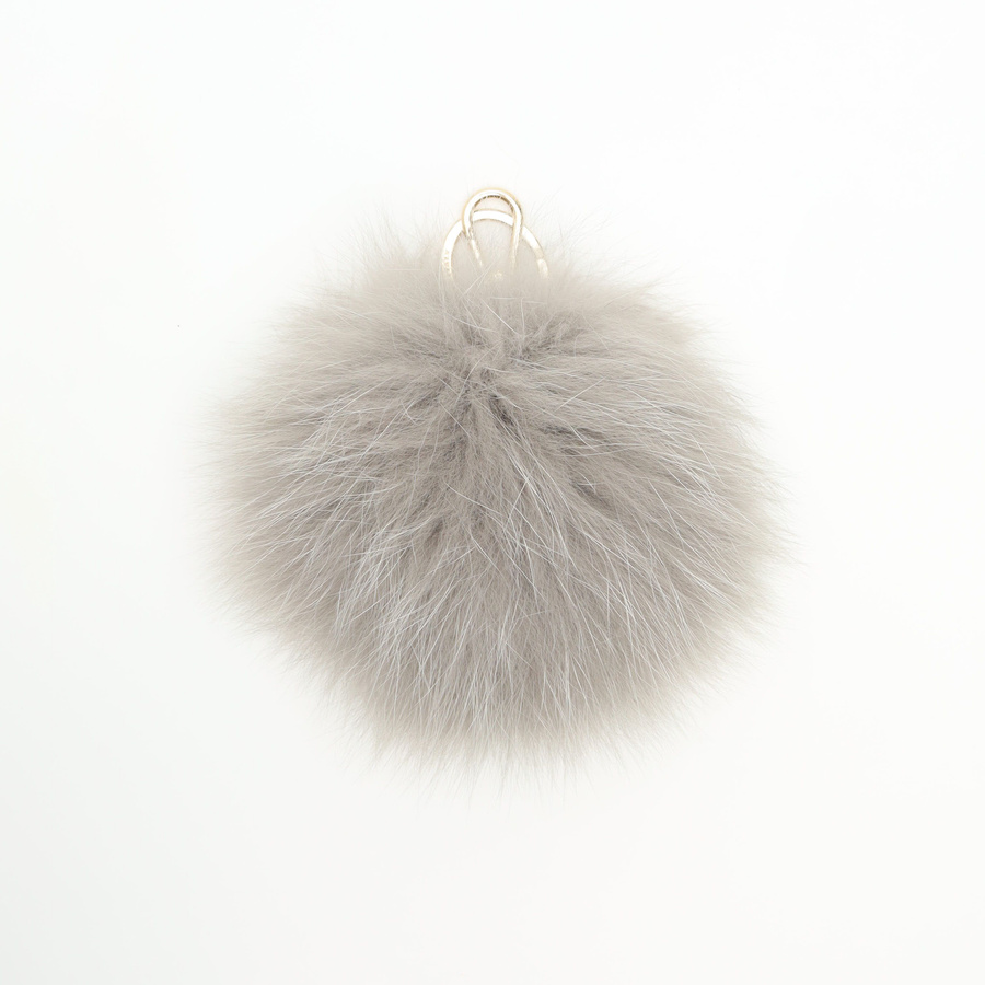 Vintage Furla Fur Charm Key Ring - A Retro Tale