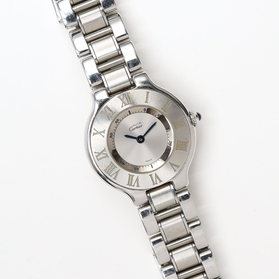 Vintage Cartier 21 Must de Cartier 28mm Ref 1340 Watch - A Retro Tale
