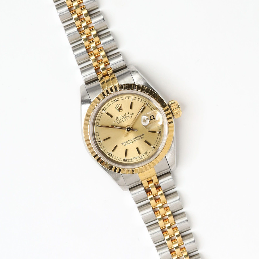 Vintage Rolex Lady-Datejust 26mm Ref 69173 Full Set 1990 Watch - A ...