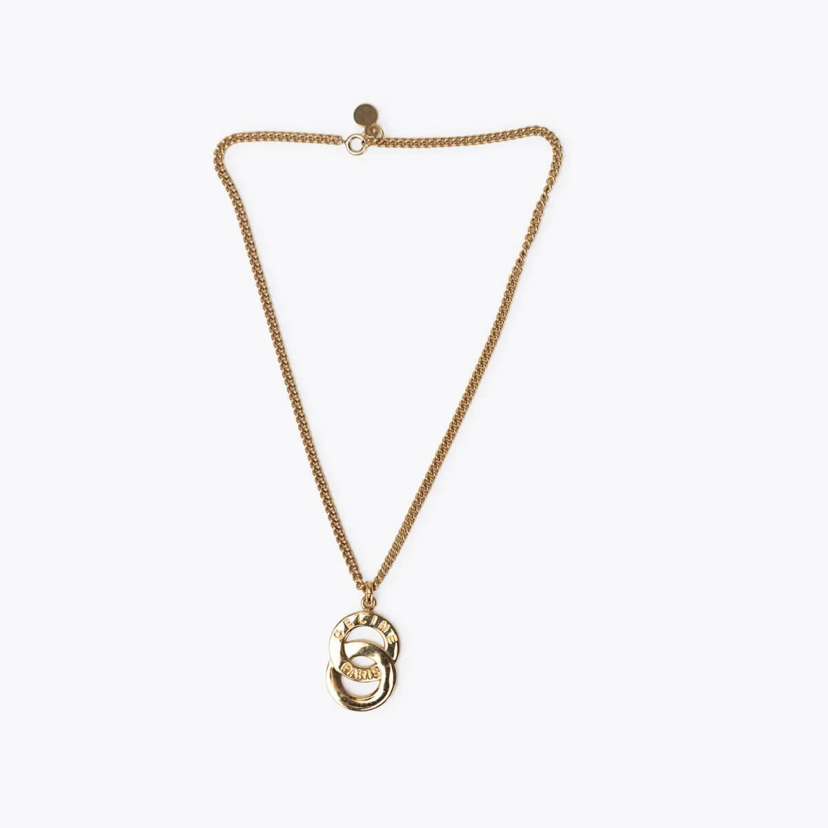 CELINE Gold Necklace - A Retro Tale