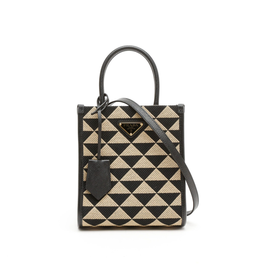 Vintage Prada Symbole Triangolo Jacquard Mini veske - A Retro Tale ...
