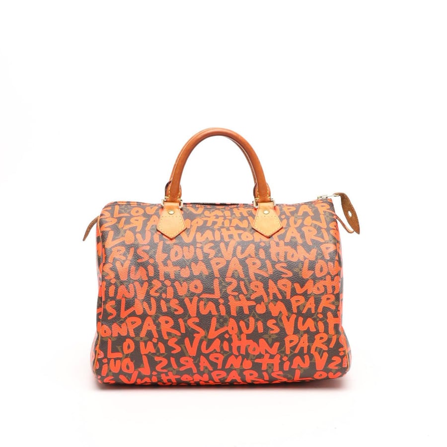 Vintage Louis Vuitton Monogram Graffiti Speedy 30 Bag - 840-17966