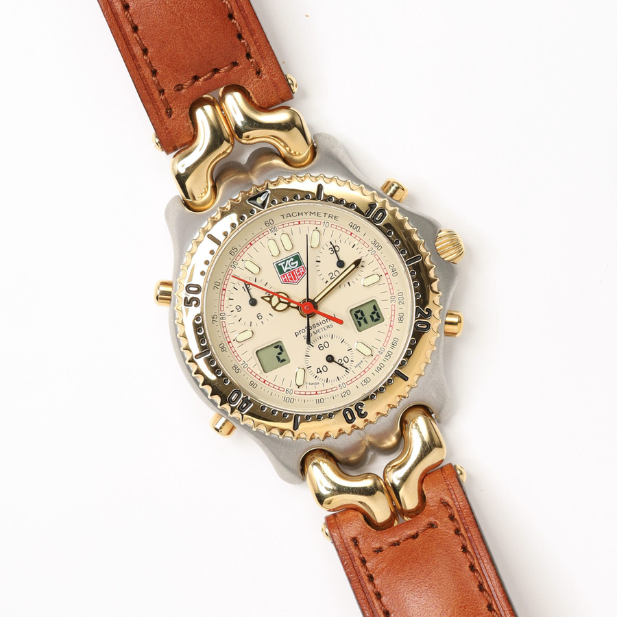 Vintage TAG HEUER Ayrton Senna 39mm Ref CG1123-0 Watch - A Retro Tale