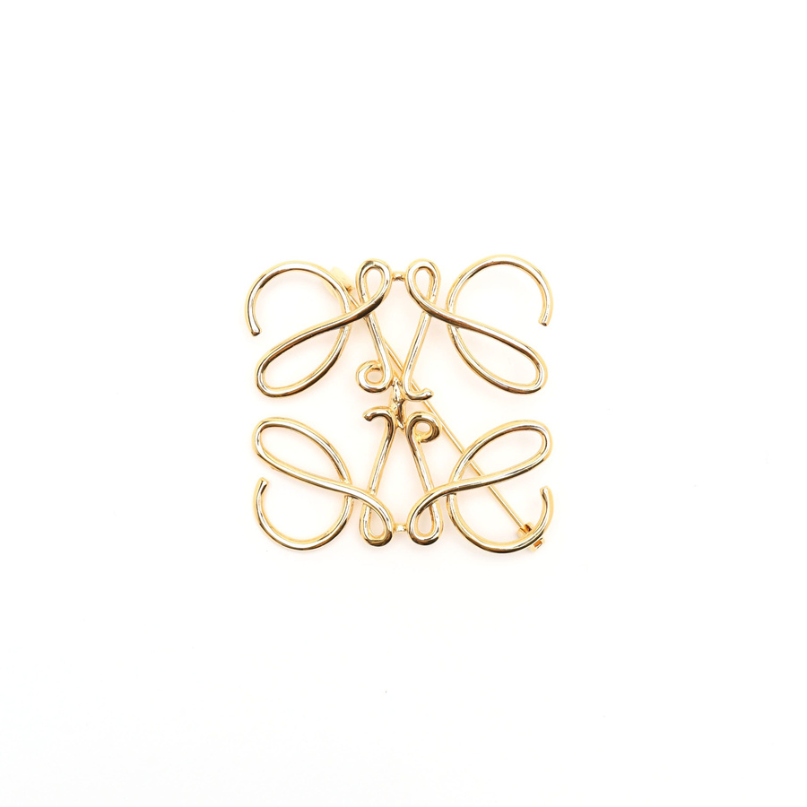 Vintage Loewe Anagram Brooch - 842-33897