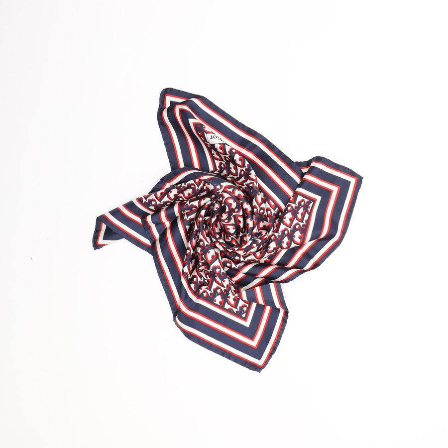 Vintage Christian Dior 70 Trotter Zijde Sjaal - A Retro Tale - 845-28720