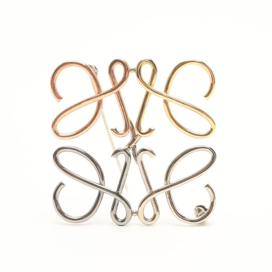 Vintage Loewe Brooch Anagram - 845-22550