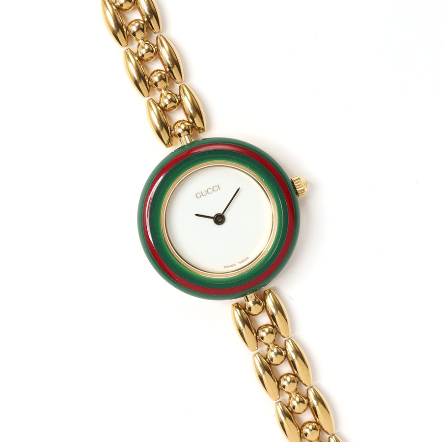 Vintage Gucci Change Bezel 26mm ca 1997 Full Set Watch - 846-45291