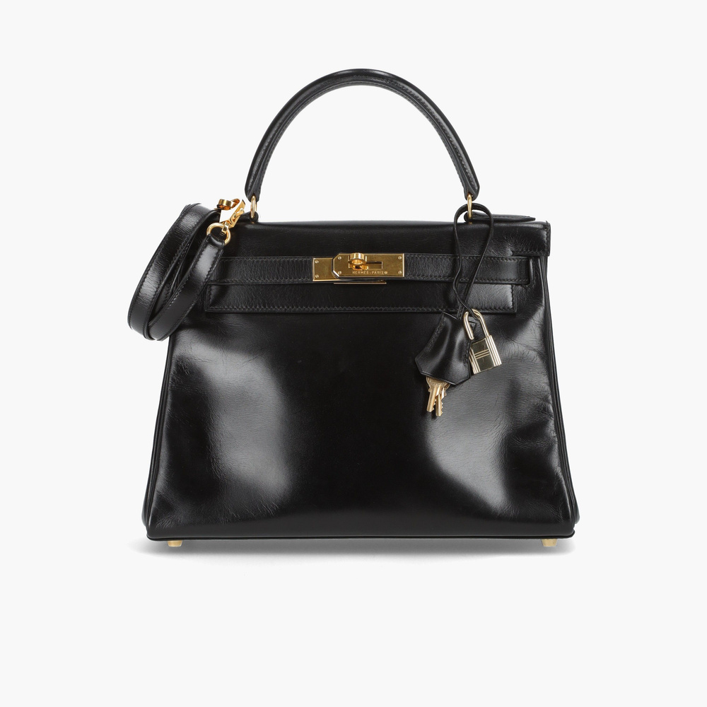 A Retro Tale - HERMÈS Vintage Kelly Box 28 Retourne Bag