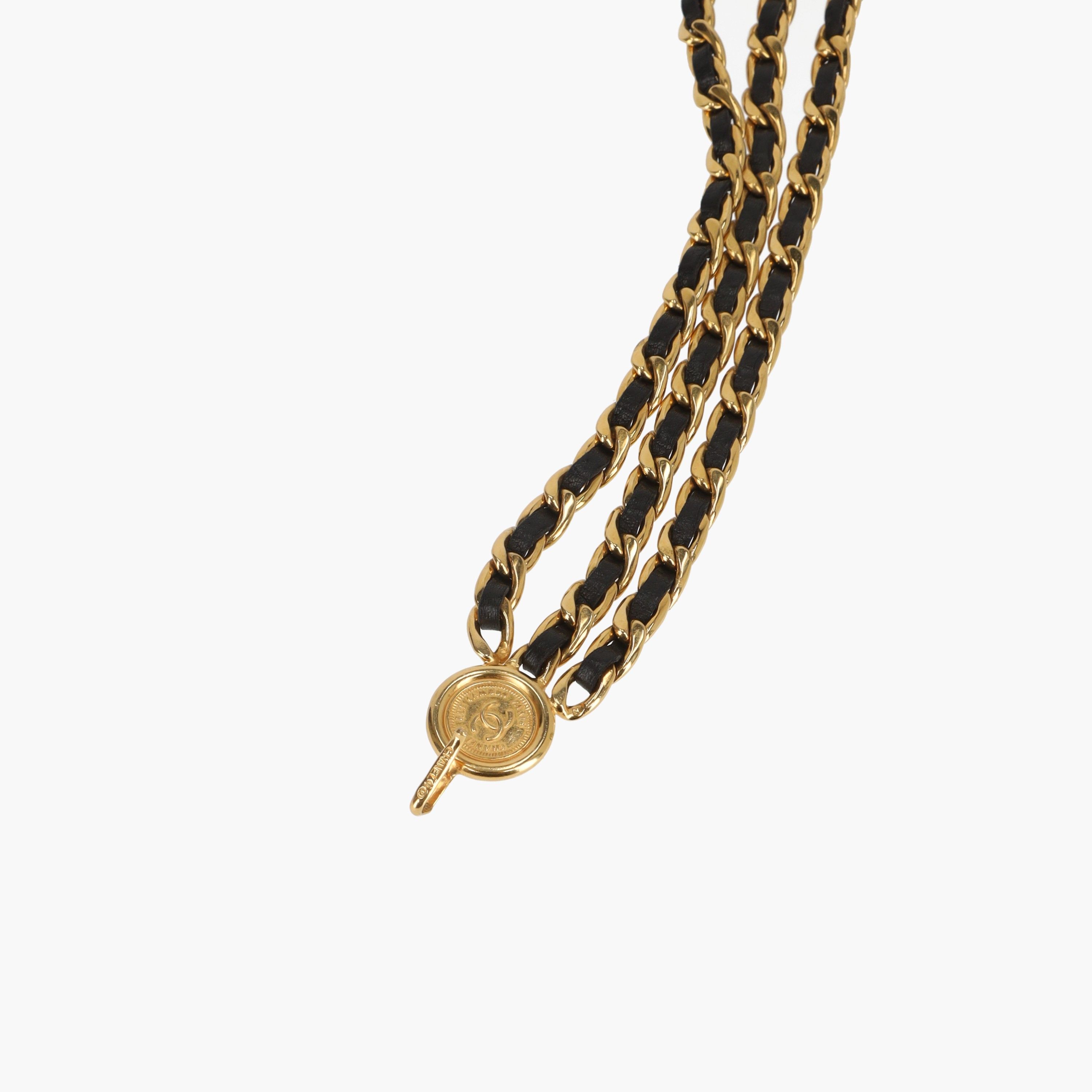 CHANEL Vintage Coco 3-strand Chain Belt - A Retro Tale
