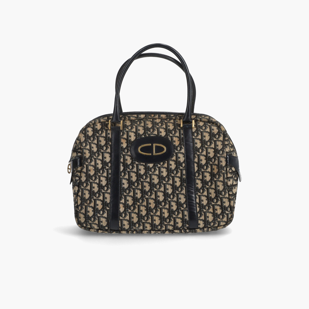 CHRISTIAN DIOR Vintage Oblique Handbag - A Retro Tale