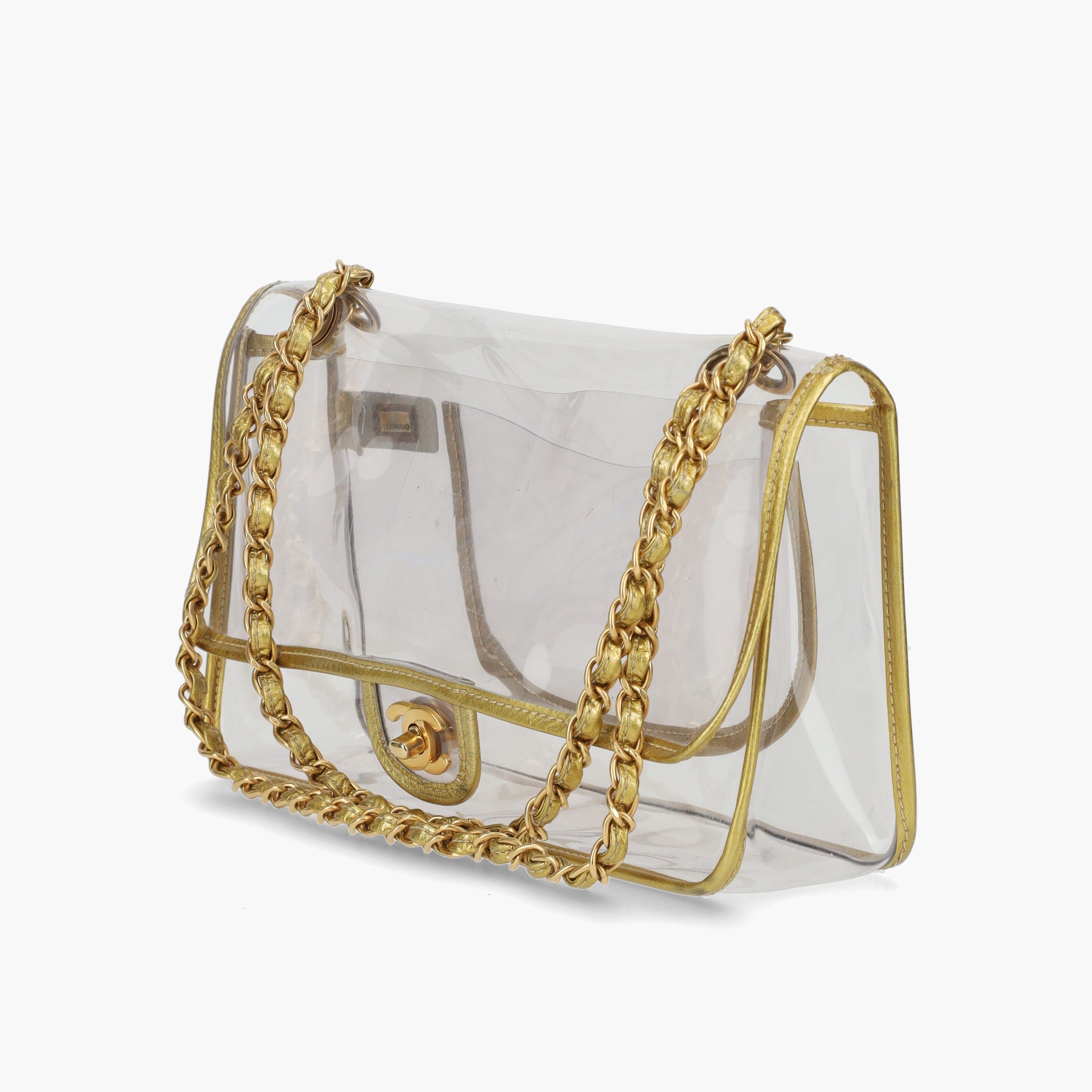 CHANEL Vintage Classic Transparent Flap Bag - A Retro Tale