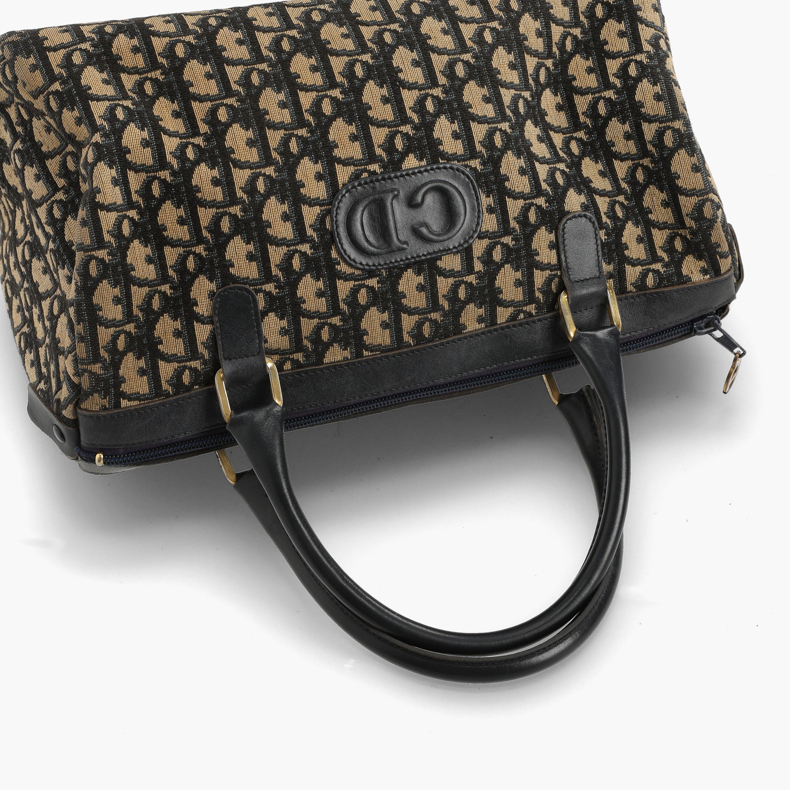 CHRISTIAN DIOR Vintage Oblique Handbag - A Retro Tale