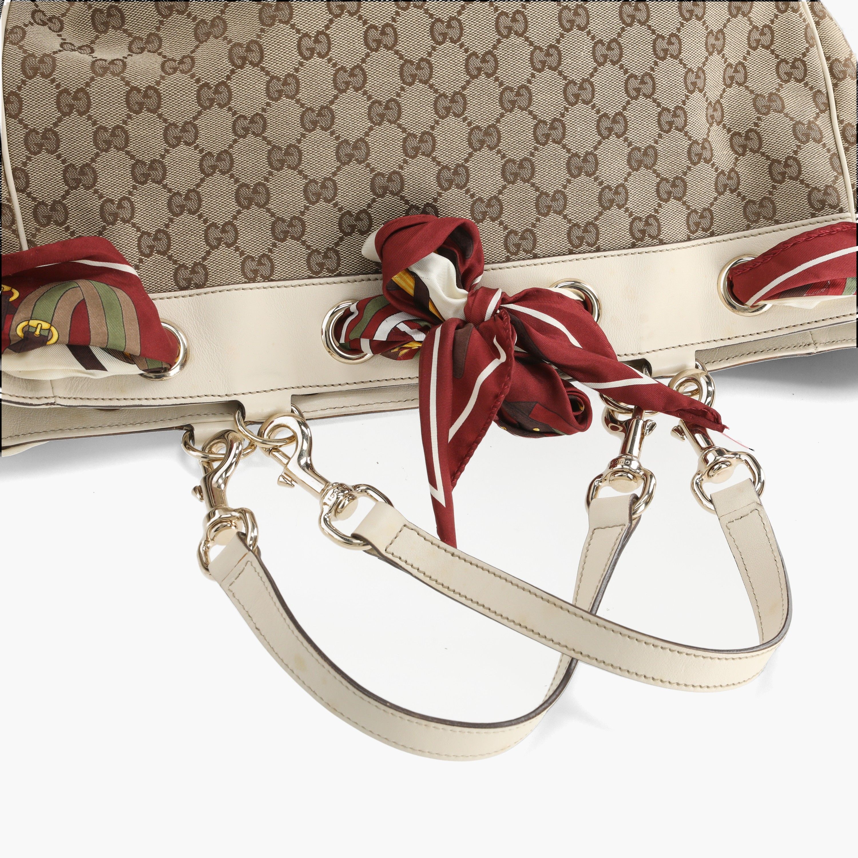 GUCCI Vintage Large Positano Tote Bag - A Retro Tale